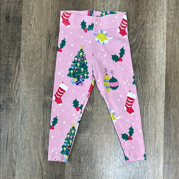 Mini Boden | Bottoms | Mini Bodenfestive Pink Christmas Tree Leggings ...